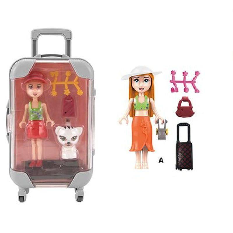 تسوق أفضل منتجات الأطفال مع بي جوي حقيبة ليلى ميني ترولي - 31.2x21x17 سم