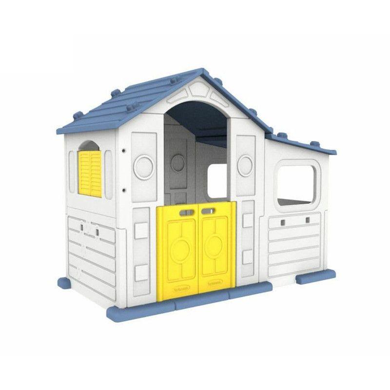 Family Center Korean Happy Playhouse With Room - Blue - 28-506B | ZRAFH