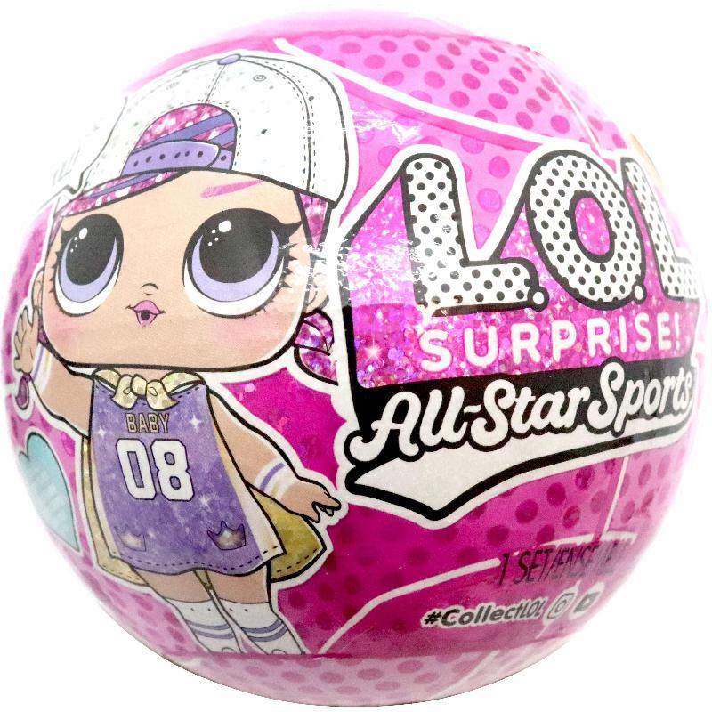 L.O.L. Surprise! All-Star Sports Series 7: Sparkly Basketball Doll Pla