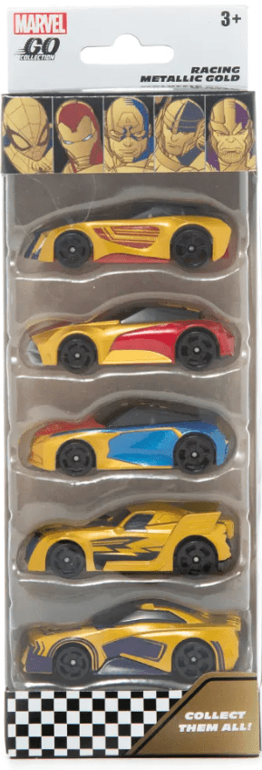 Marvel GO Racing W3-5 Pack 3 Inches